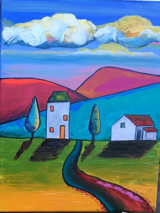 Easy Landscape Tutorial - Etsy