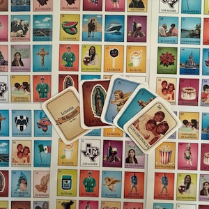 Personalized Loteria, Loteria Personalizada, Custom Made Bingo, 6 or 12 ...