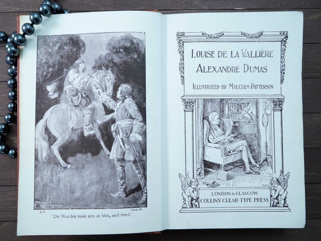 1920's Louise De La Valliere Alexandre Dumas Illustrated by Malcolm ...