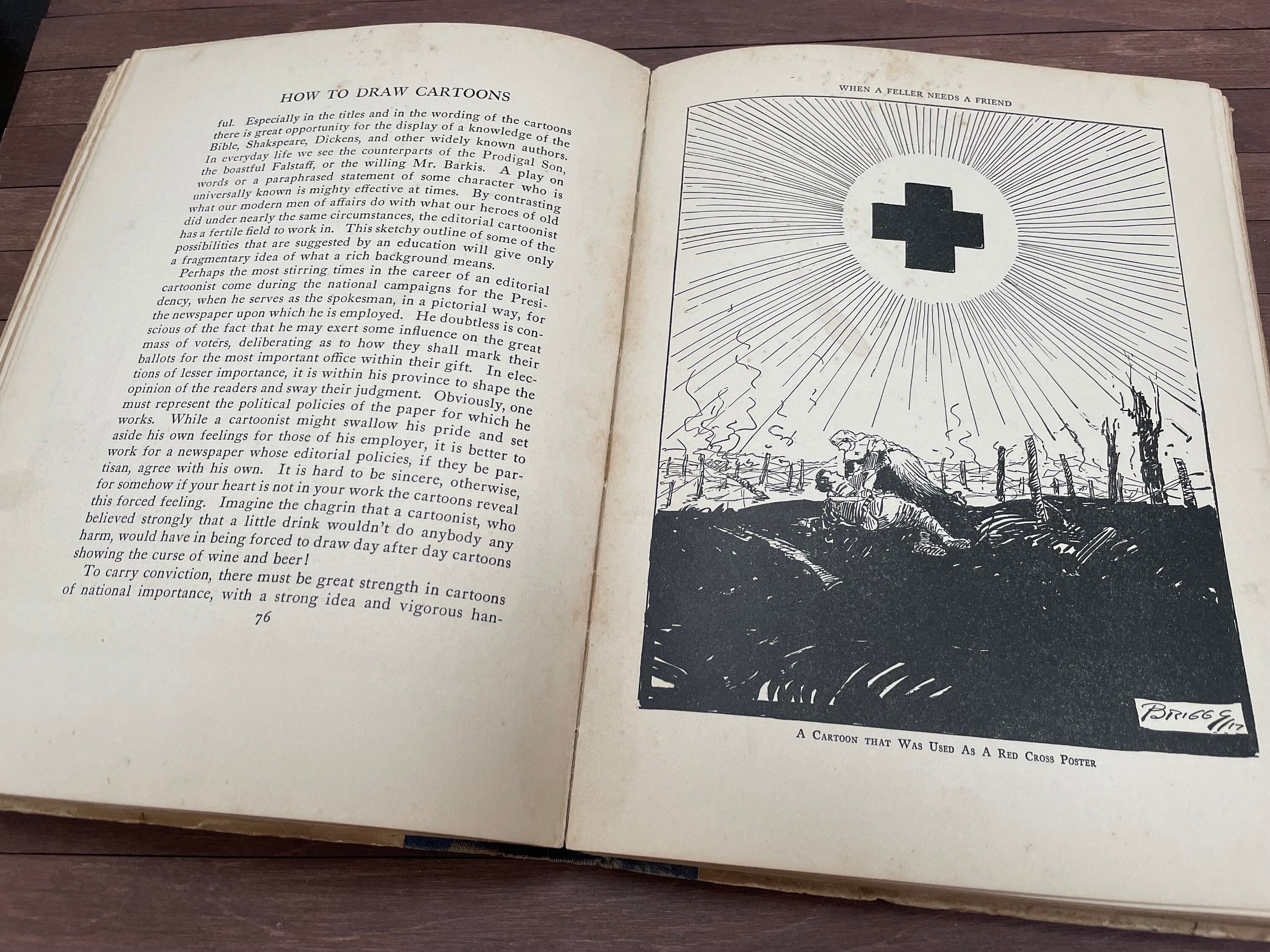 1929 First Edition How to Draw Cartoons Claire Briggs Harper & Brothers ...