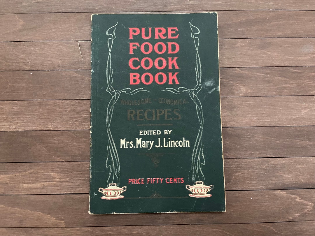 1907 Pure Food Cook Book Wholesome Economical Recipes - Etsy