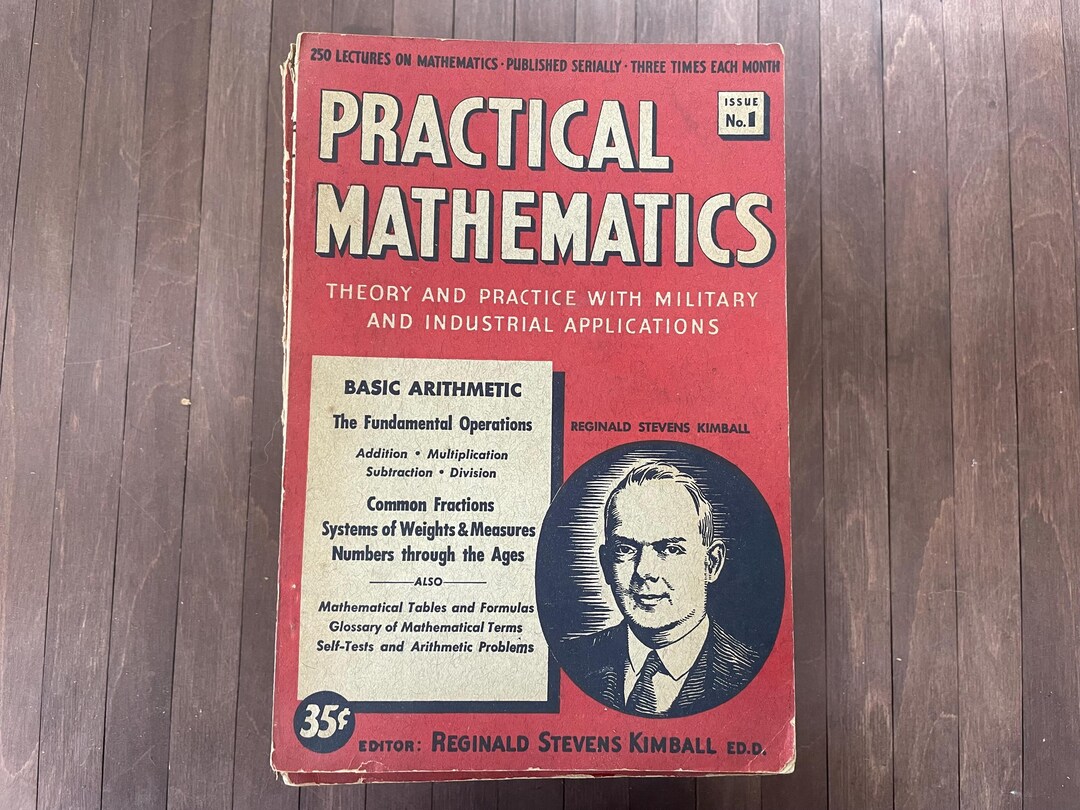 1943 Practical Mathmatics sold Seperate Theory, Practice, Military ...