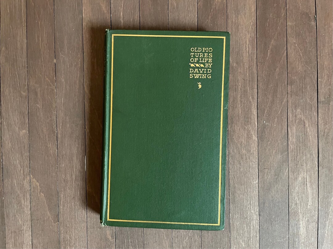 1894 First Edition Old Pictures of Life David Swing Volume 2 Stone and ...