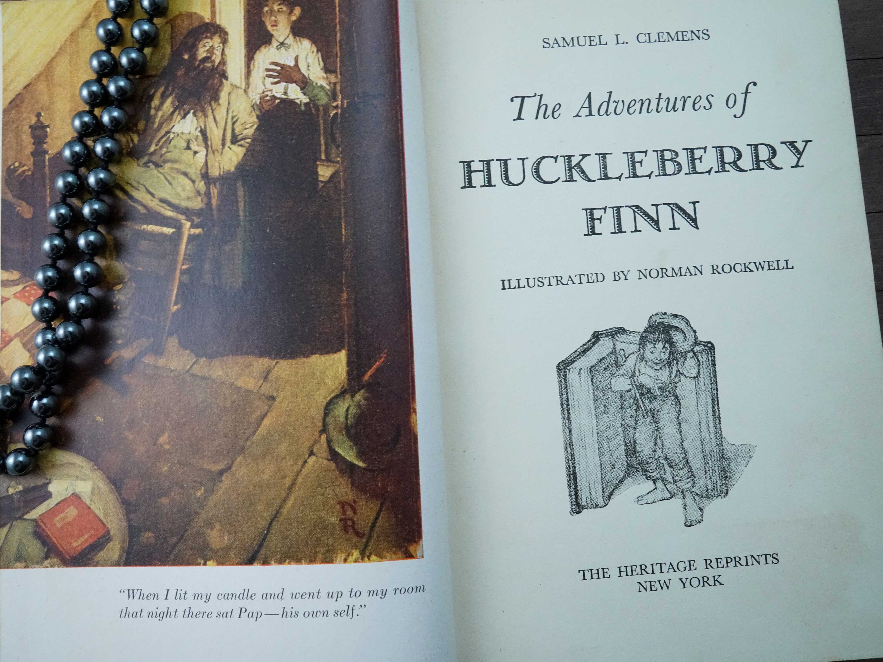 Huckleberry Finn Illustrated By Norman Rockwell