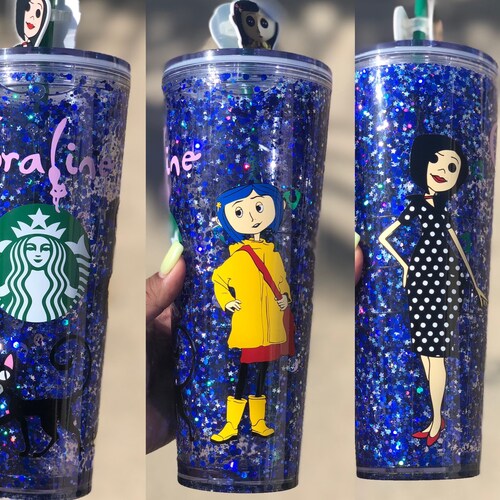 Corpse Bride Inspired Starbuck Double Wall Snow Globe Cup - Etsy