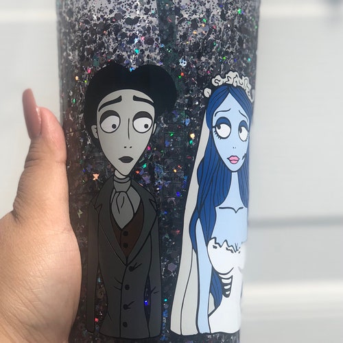 Corpse Bride Inspired Starbuck Double Wall Snow Globe Cup - Etsy