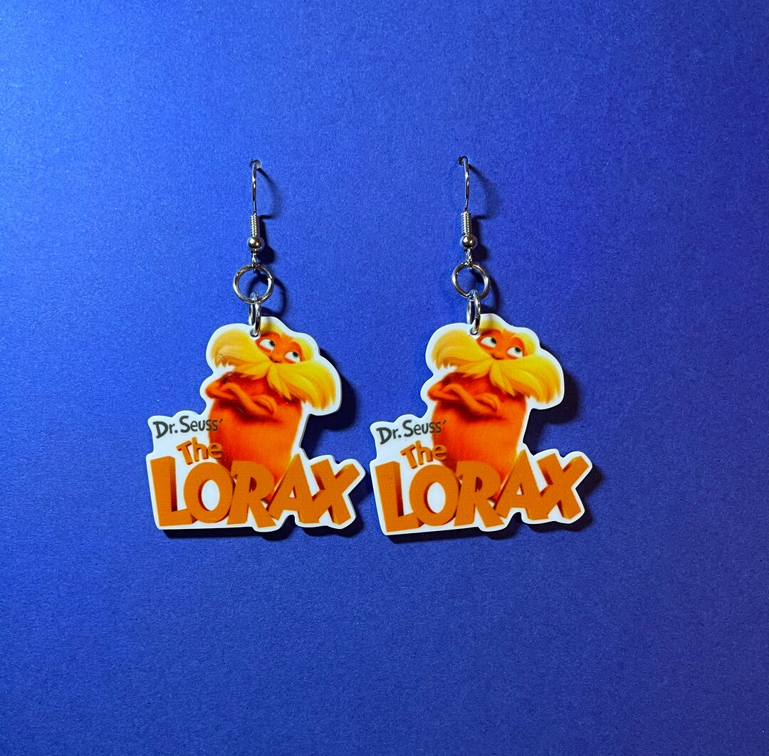 The Lorax Inspired Earrings - Etsy
