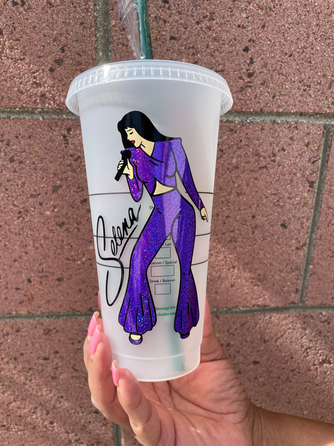 Selena Inspired Starbucks Reusable Cup- FREE SHIPPING - Etsy