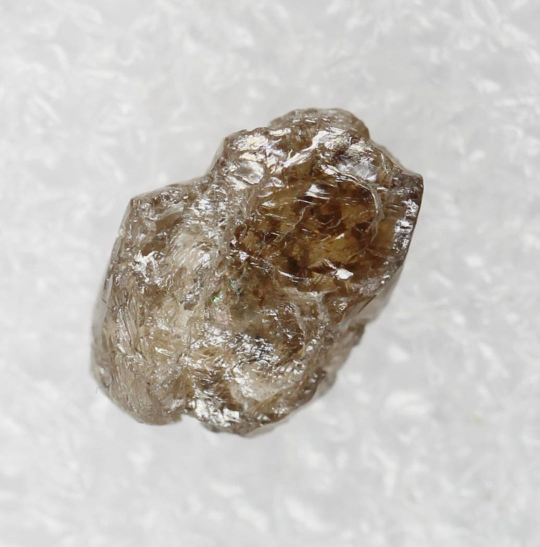 0.89 CT Brown Color Natural Irregular Shape African Loose Rough Diamond ...