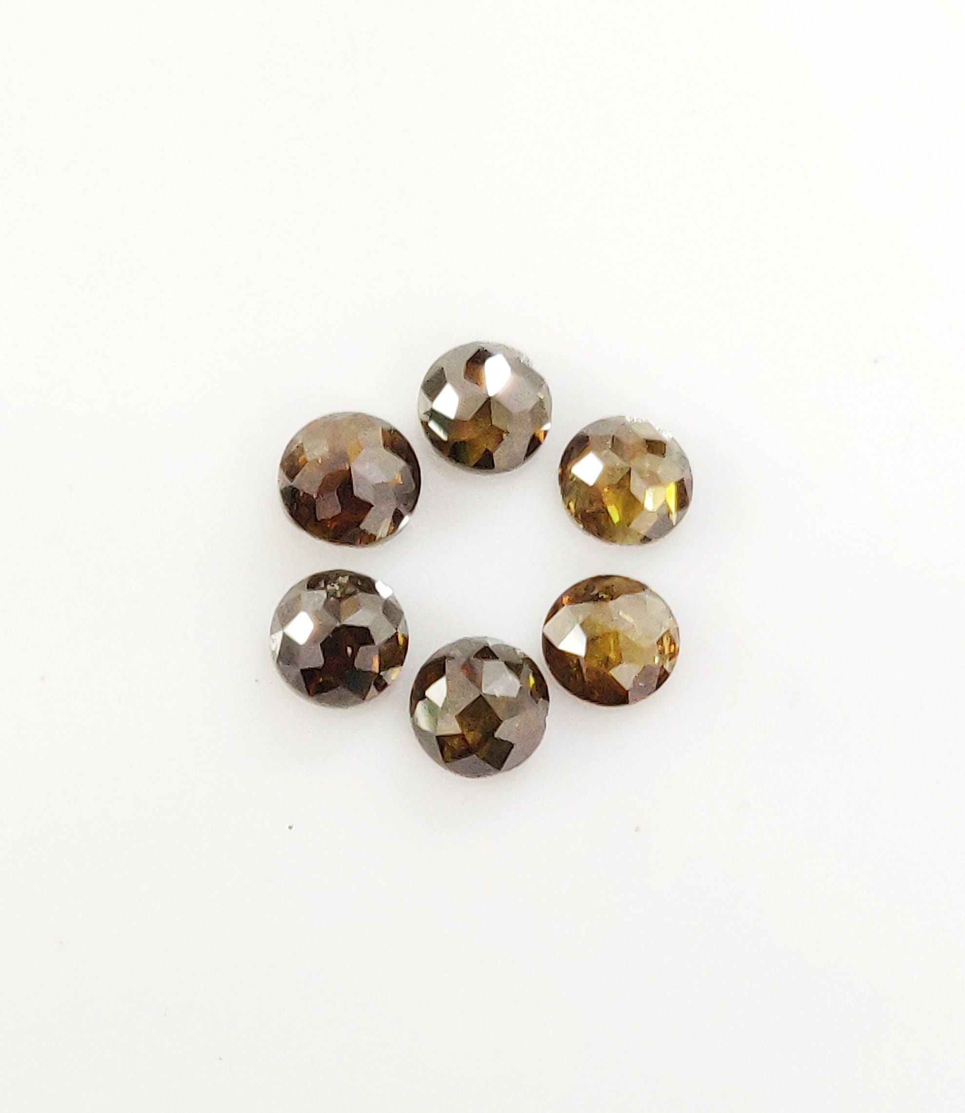 Natural Loose Fancy Mix Brown Color Diamonds2.47 CtRound | Etsy