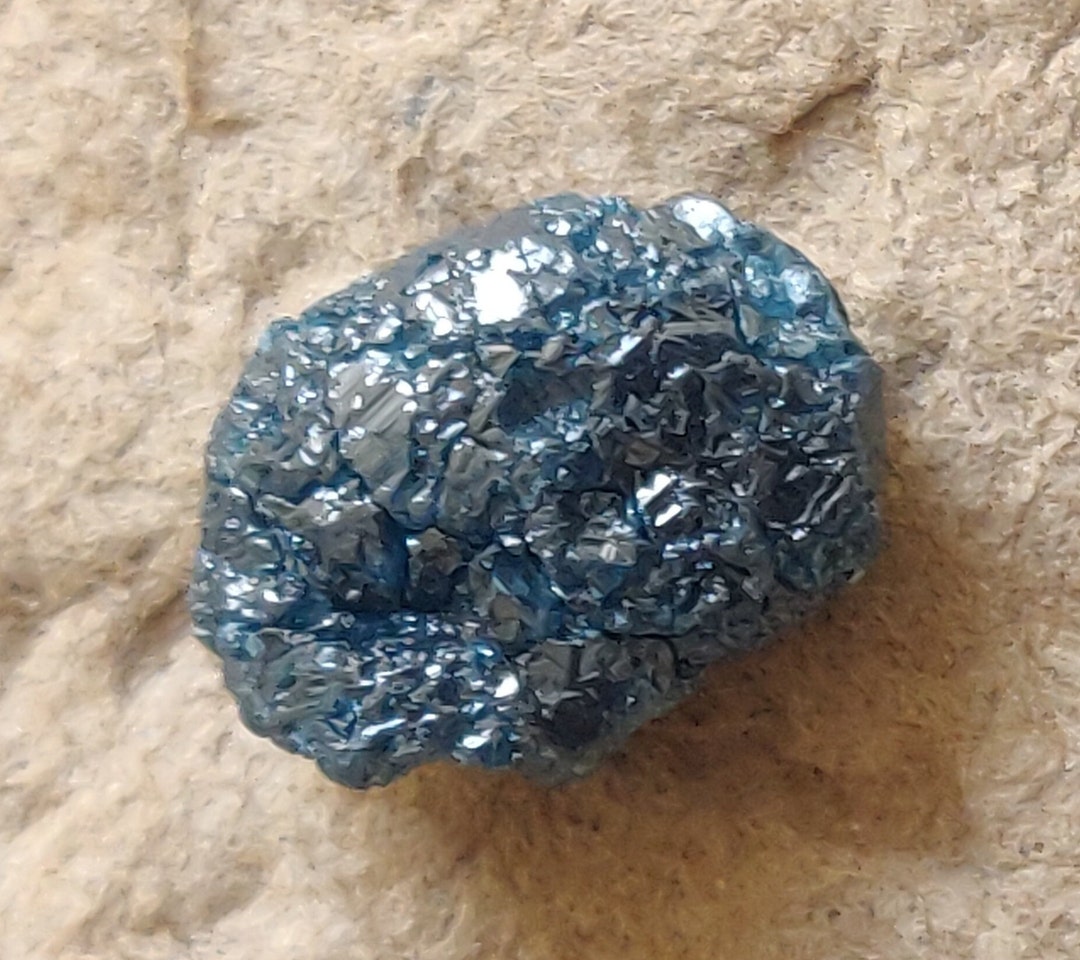 6.82 Ct Natural Big Size Blue Color Rough Diamond| Uncut Raw Rough ...