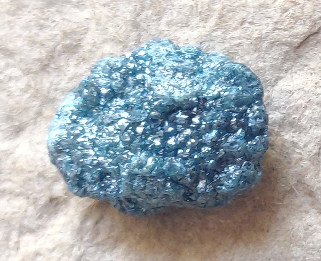 9.98 Ct Natural Big Size Blue Color Rough Diamond| Uncut Raw Rough ...