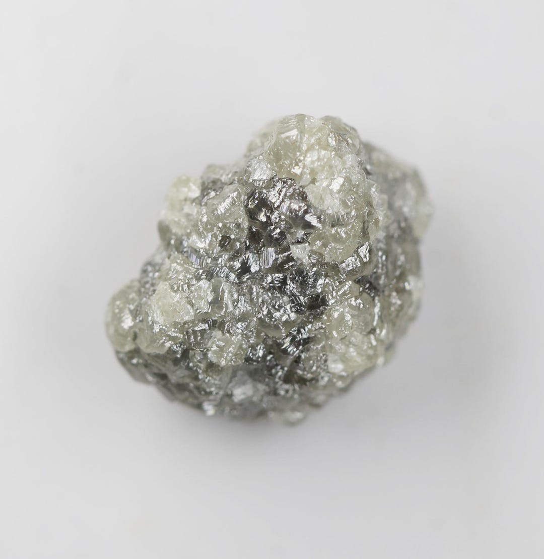 4.56 CT Grey Color Natural Irregular Shape African Loose Rough Diamond ...