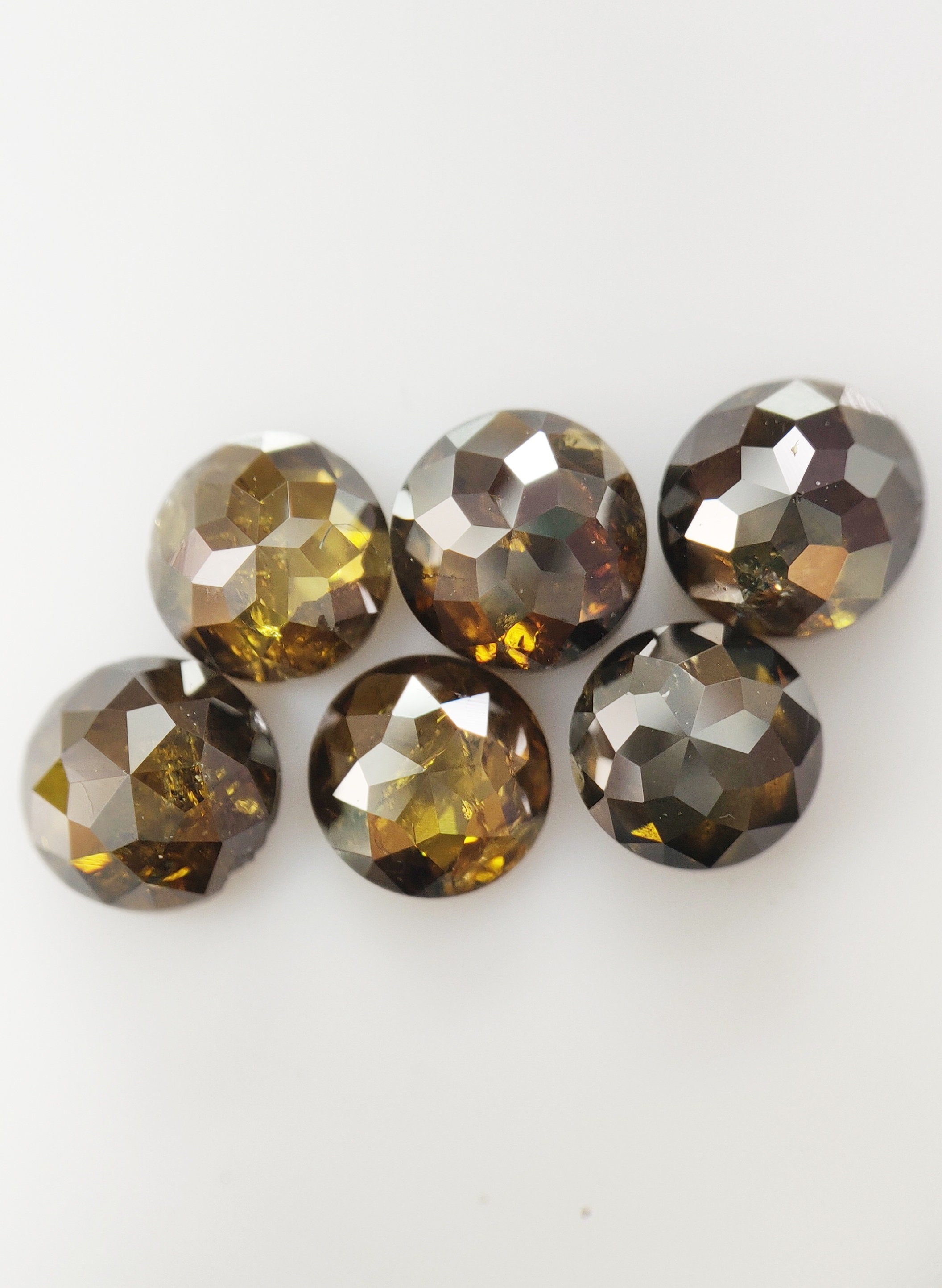 Natural Loose Fancy Mix Brown Color Diamonds2.47 CtRound | Etsy