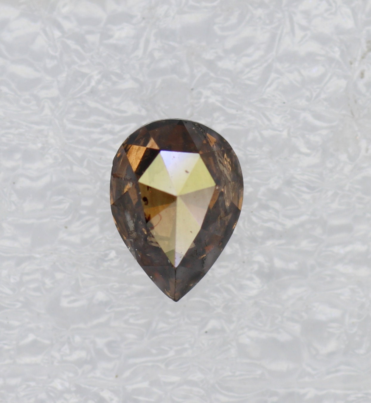 Natural Fancy Brown Pear Shape Diamond Pear Shaped Diamond | Etsy