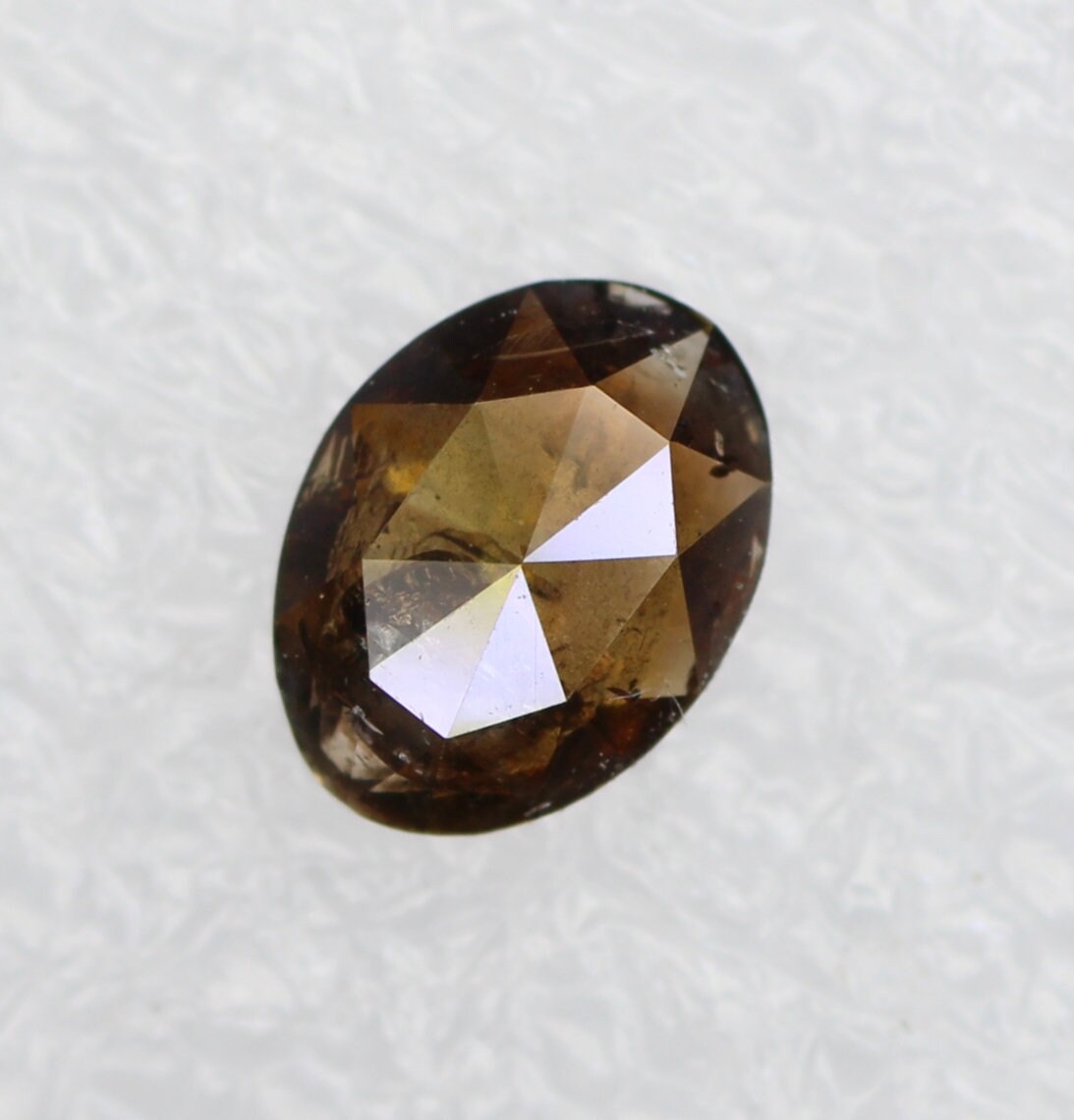 Oval Brown Diamond Natural 0.47 Ct Fancy Color DiamondLoose | Etsy