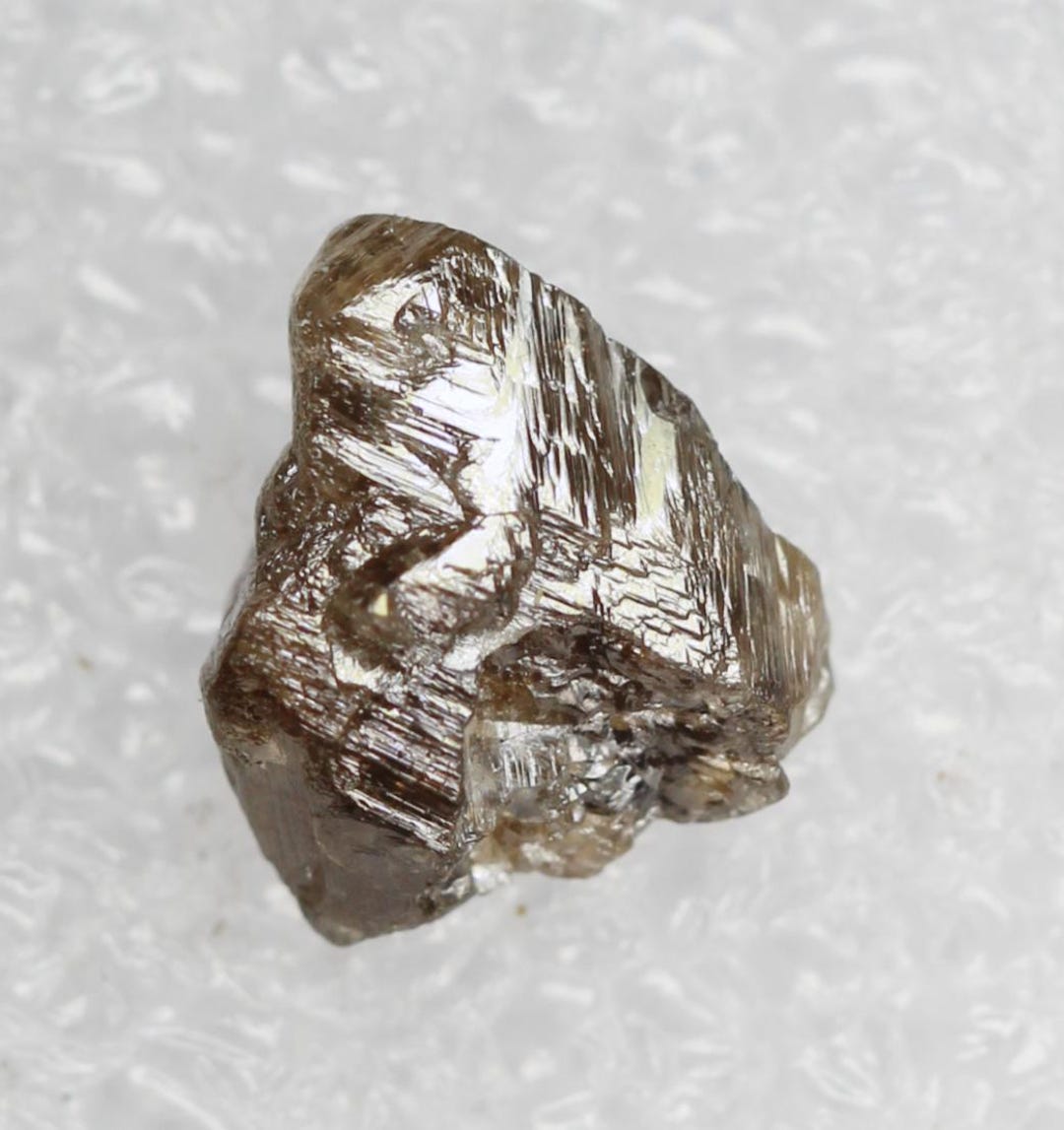 0.91 CT Brown Color Natural Irregular Shape African Loose Rough Diamond ...
