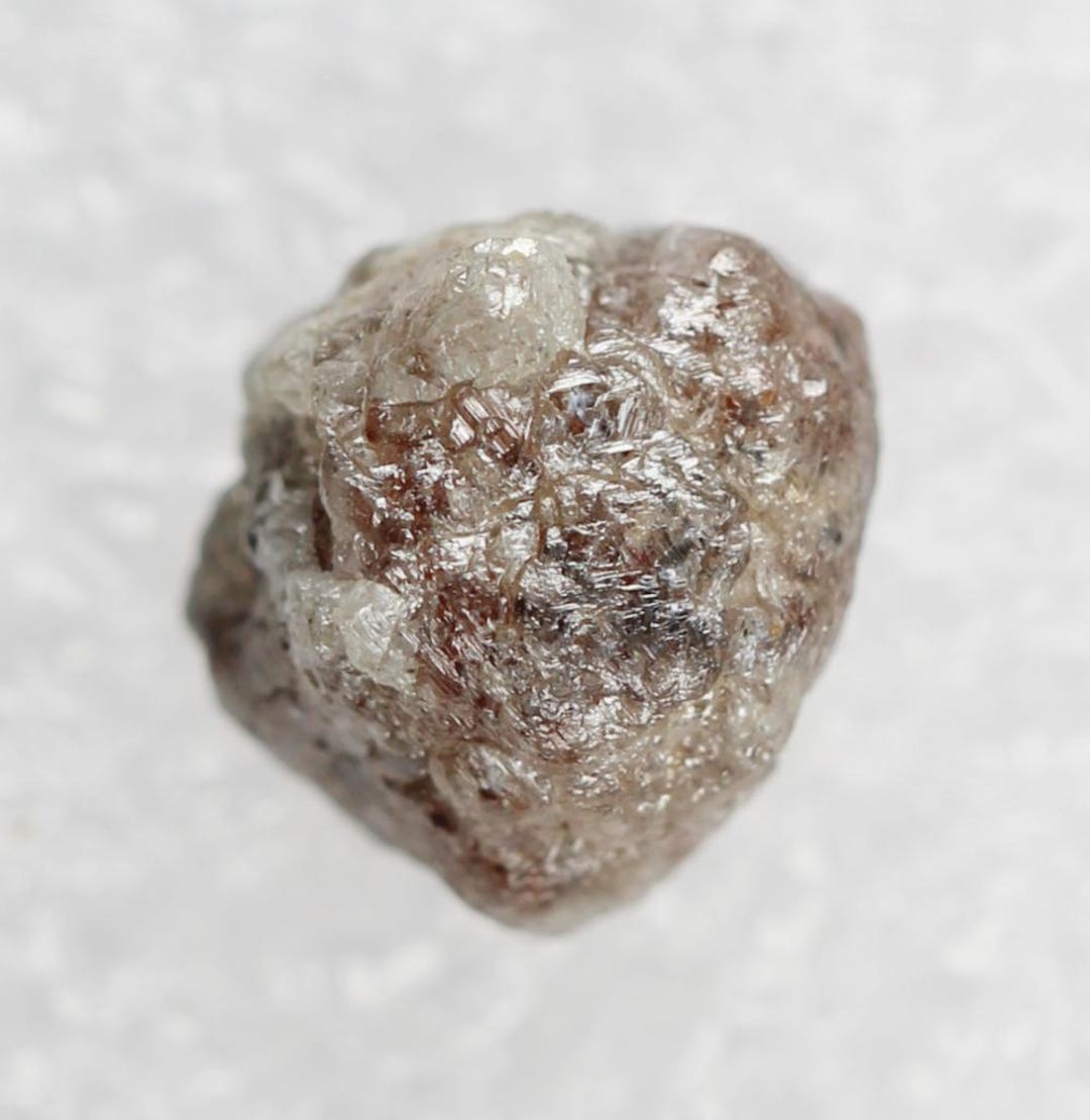 1.69 CT Brown Color Natural Irregular Shape African Loose Rough Diamond ...
