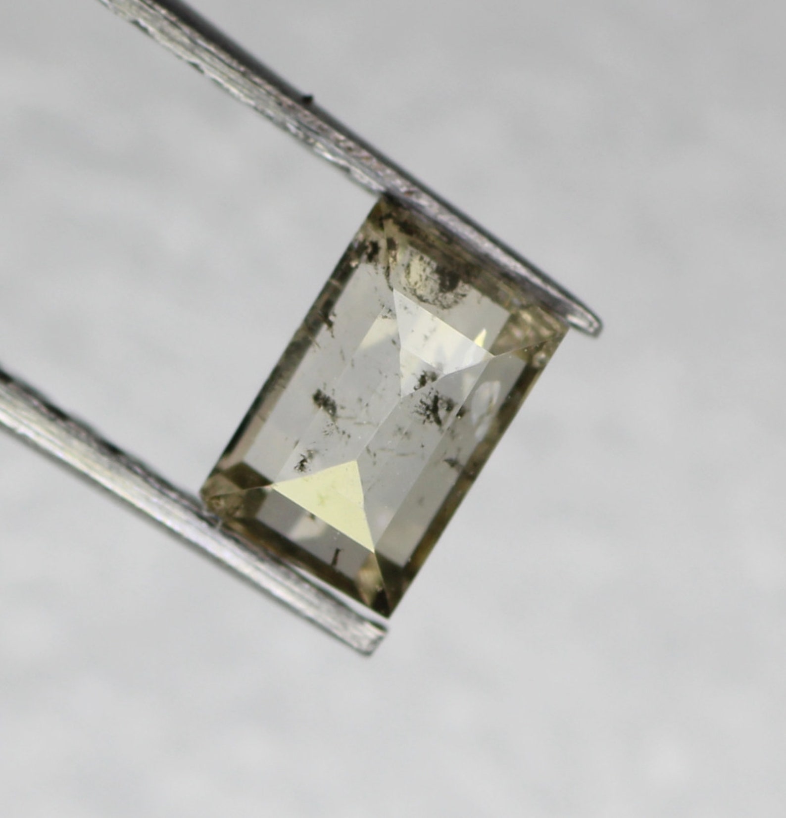 Natural Loose Baguette Cut Diamond, Salt and Pepper Baguette Diamond ...
