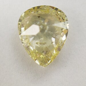0.74 CT6.80 X 5.50MMFancy Yellow Color Pear Shape Minimal | Etsy
