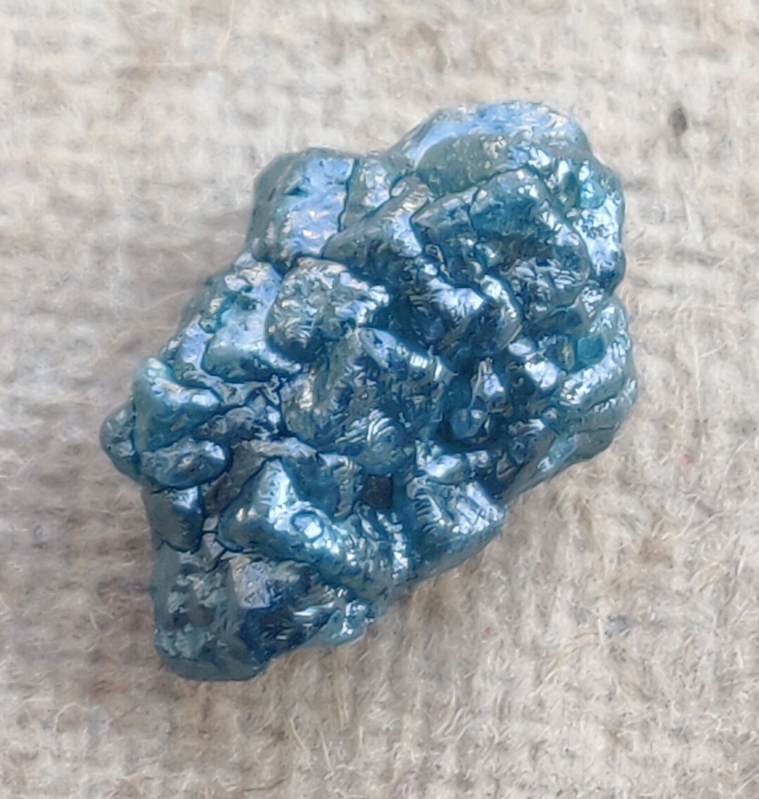 3.56 Ct Natural Big Size Light Blue Color Rough Diamond Uncut Raw Rough ...