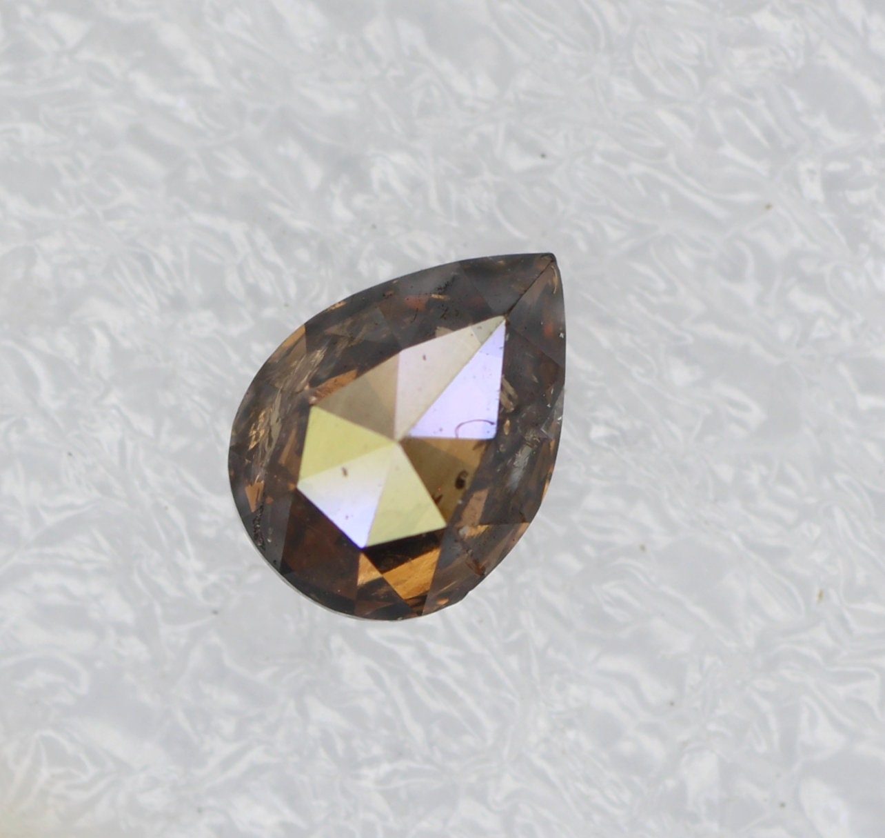 Natural Fancy Brown Pear Shape Diamond Pear Shaped Diamond - Etsy