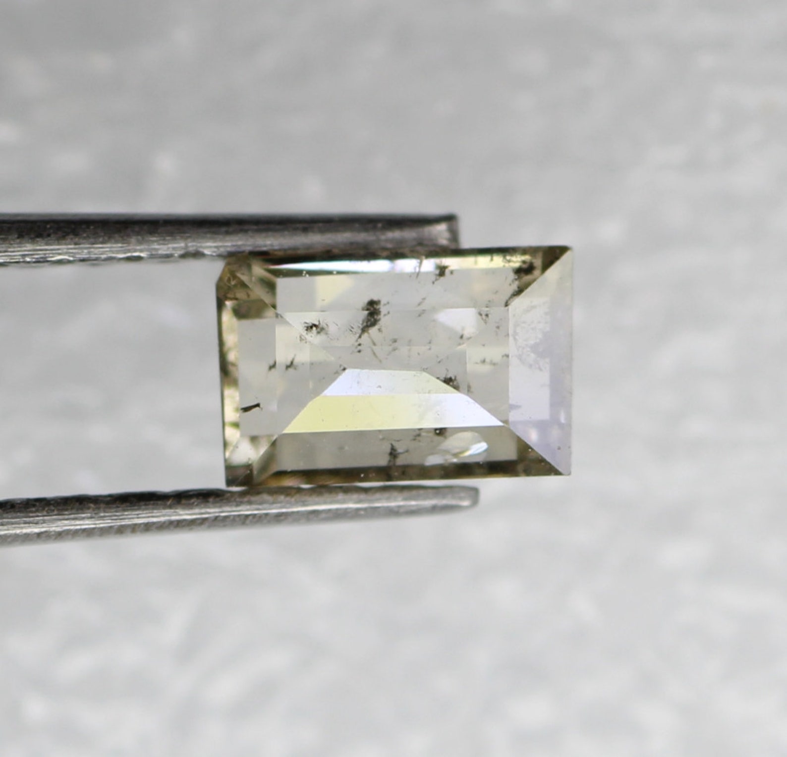 Natural Loose Baguette Cut Diamond, Salt and Pepper Baguette Diamond ...