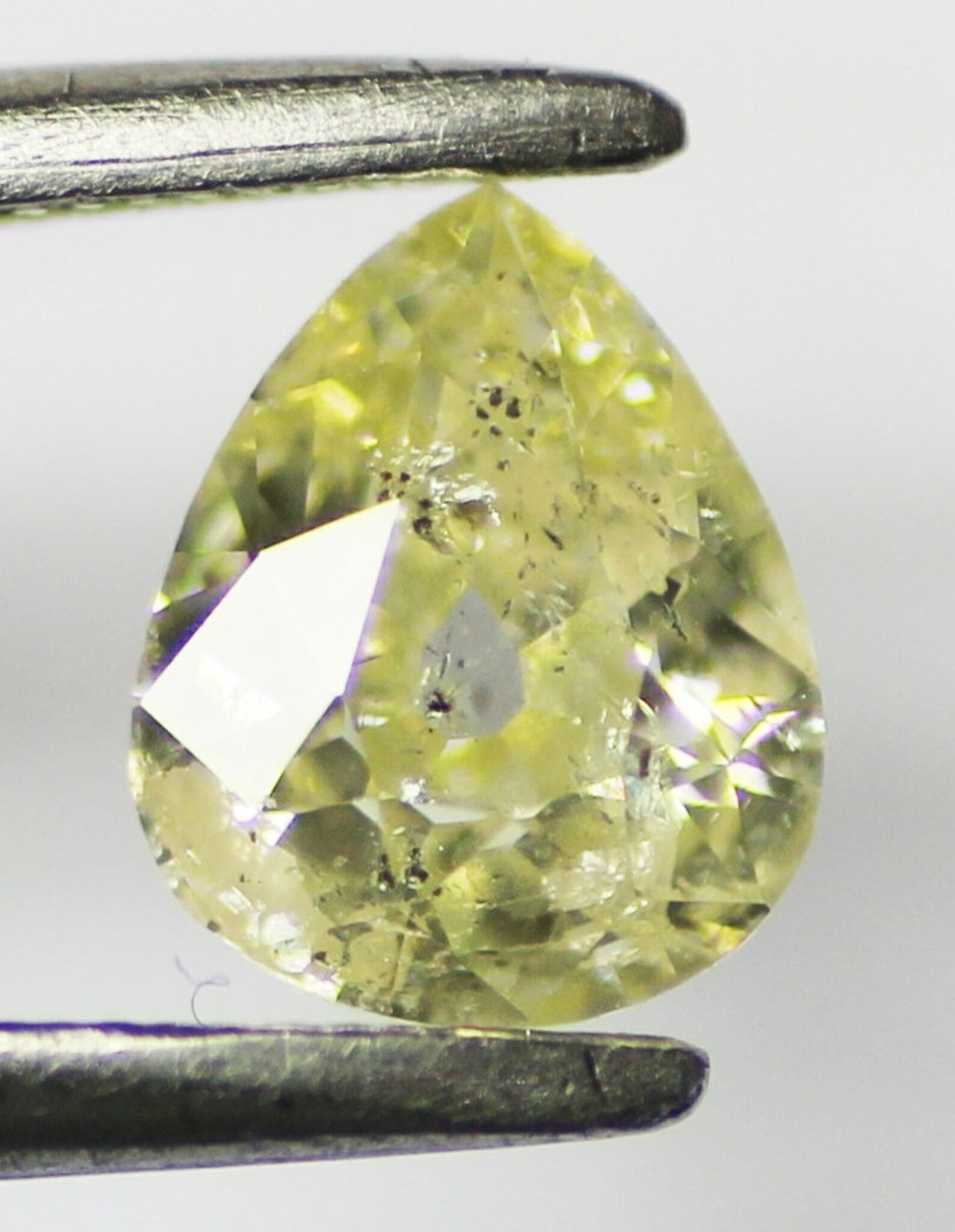 0.74 CT6.80 X 5.50MMFancy Yellow Color Pear Shape Minimal | Etsy