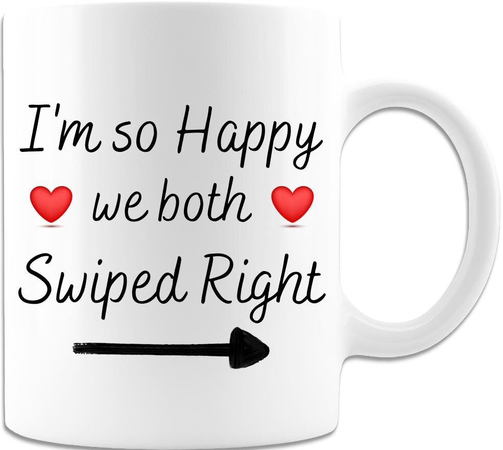 Swipe Right Coffee/tea Valentines Day Mug for Boyfriend/girlfriend ...