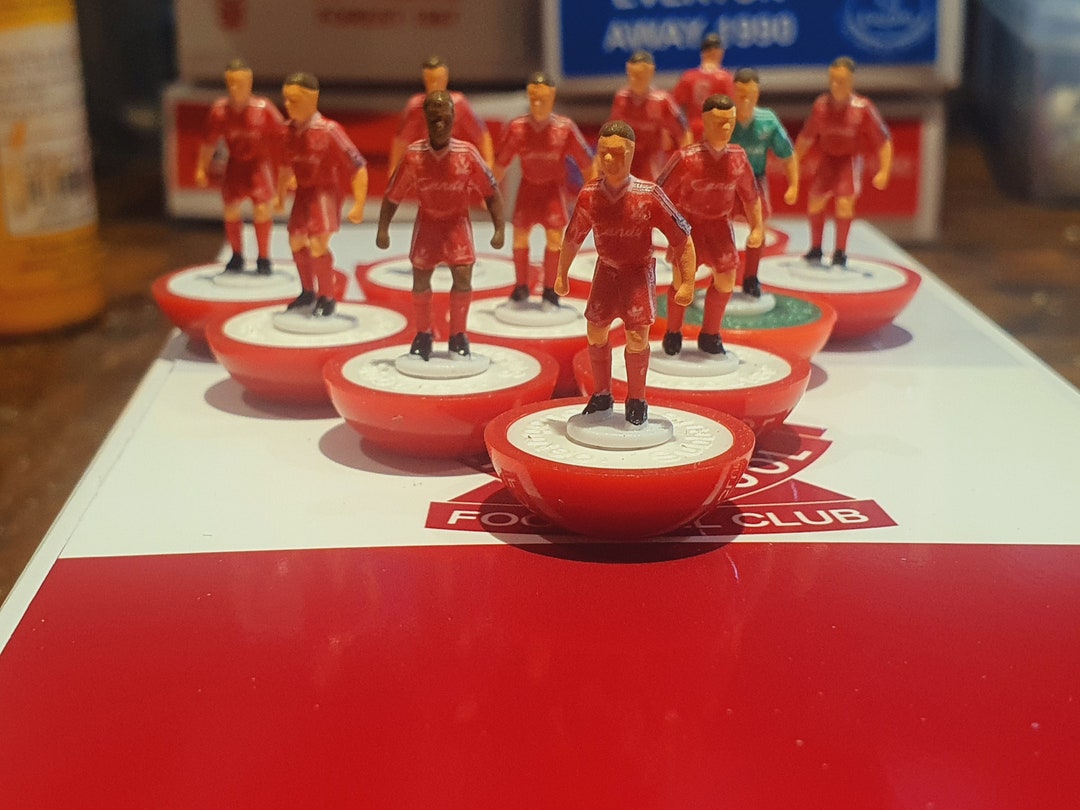 Liverpool Home 1990 Subbuteo Team Handpainted and Decals - Etsy