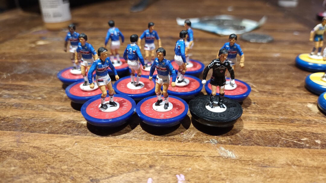 Sampdoria 1995 Lightweight Subbuteo Team Handpainted and Decals - Etsy