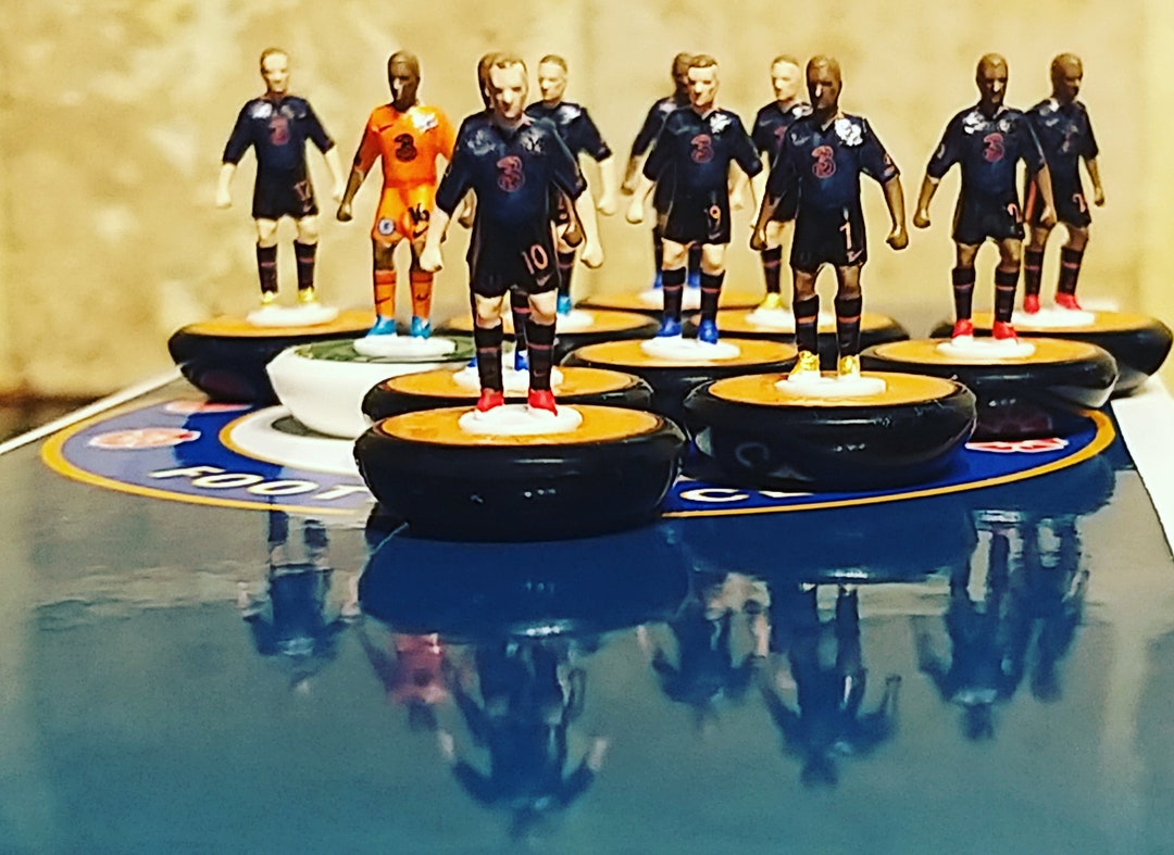 Chelsea 3rd 2021/22 Subbuteo Team Handpainted and Decals - Etsy