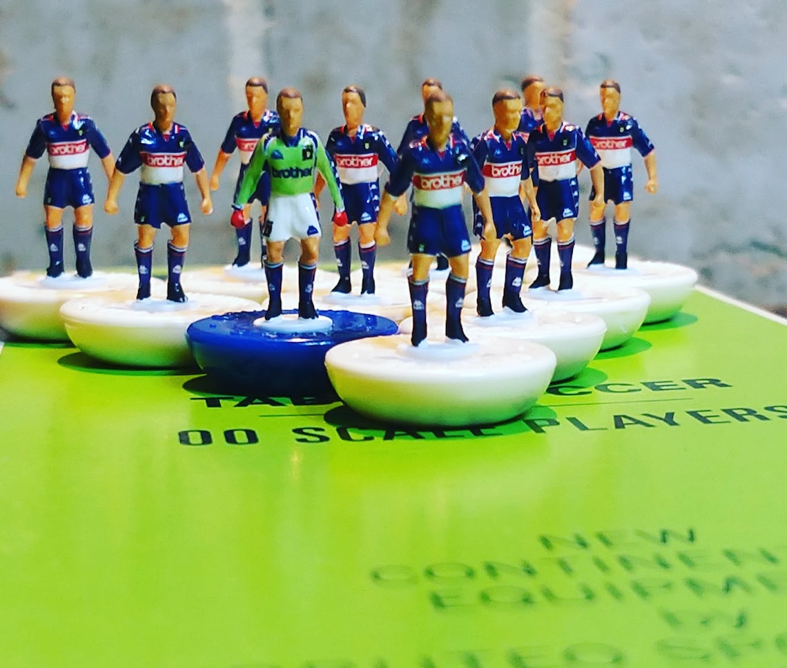 Manchester City Away Subbuteo Team. - Etsy