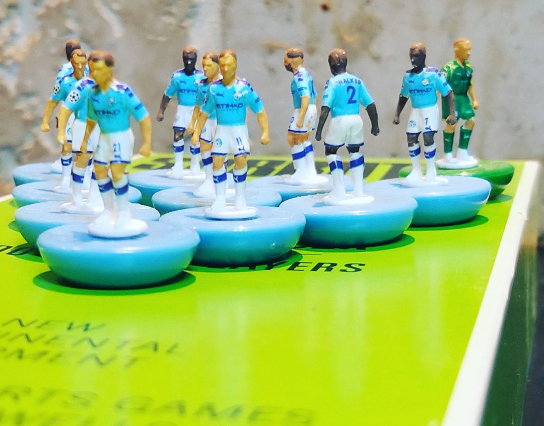 Manchester City Home 2019/20 Subbuteo Team - Etsy