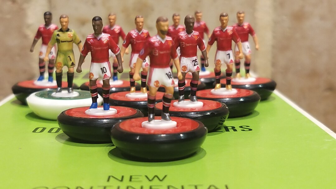 Manchester United Home 21/22 Subbuteo Team Handpainted and Decals - Etsy