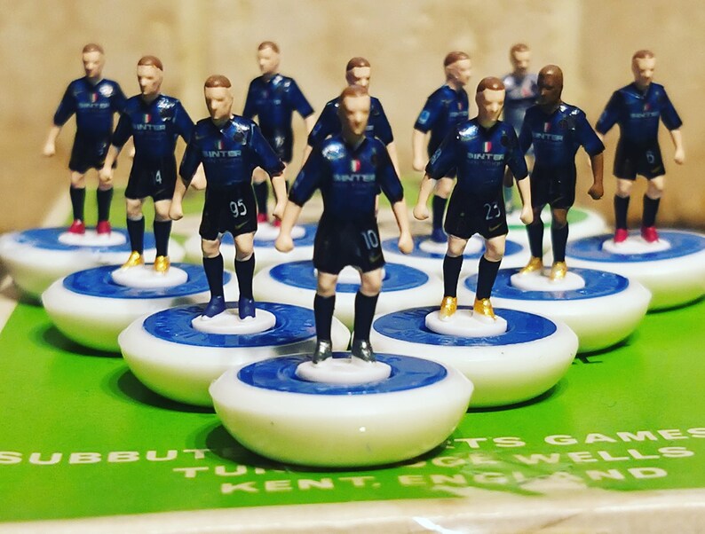 Inter Milan Home 2021/22 Subbuteo Team Handpainted and Decals | Etsy
