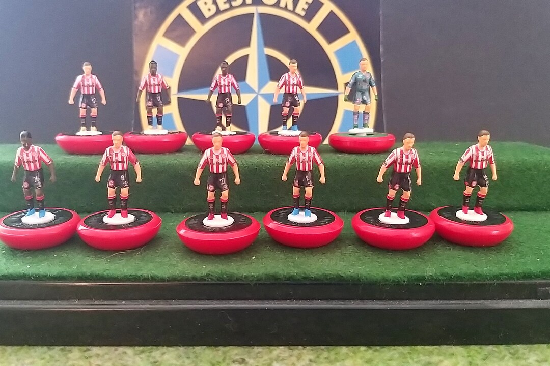 Brentford Home 22/23 Subbuteo Team Handpainted and Decals - Etsy UK