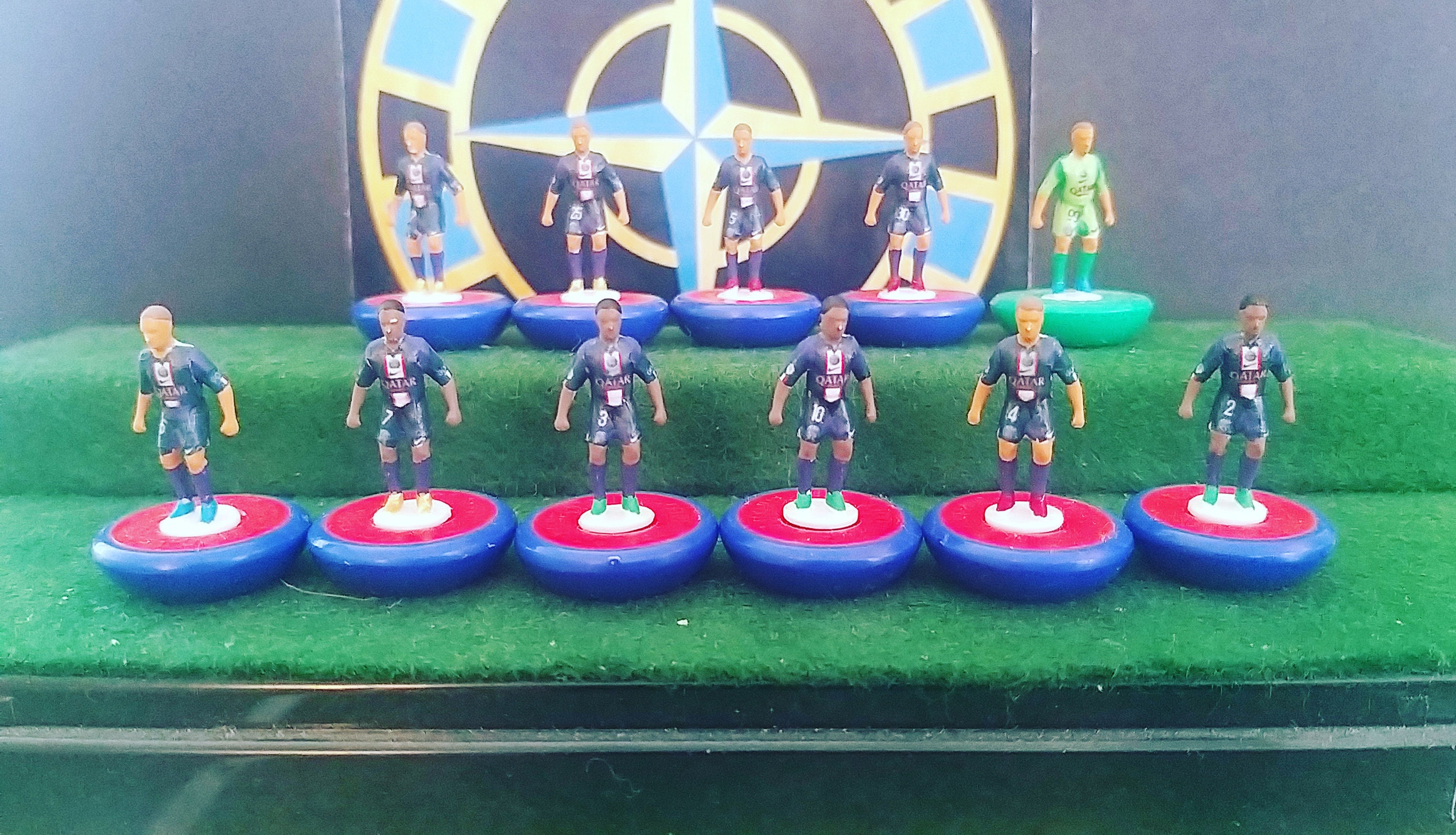 PSG Home 22/23 Subbuteo Team Handpainted and Decals - Etsy