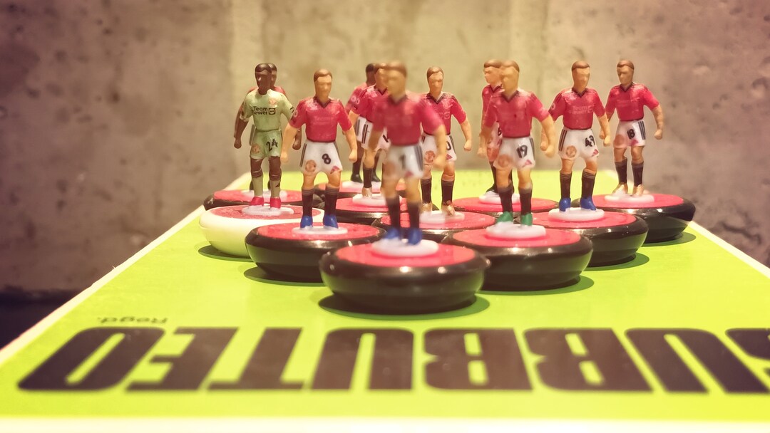 Manchester United Home 23/24 Subbuteo Team Handpainted and Decals - Etsy UK