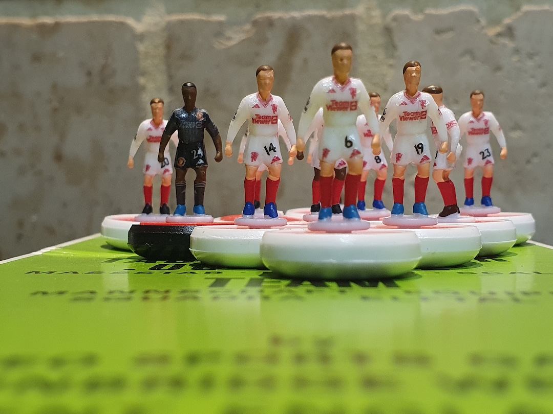 Manchester United 3rd 2023/24 Subbuteo Team Handpainted and - Etsy