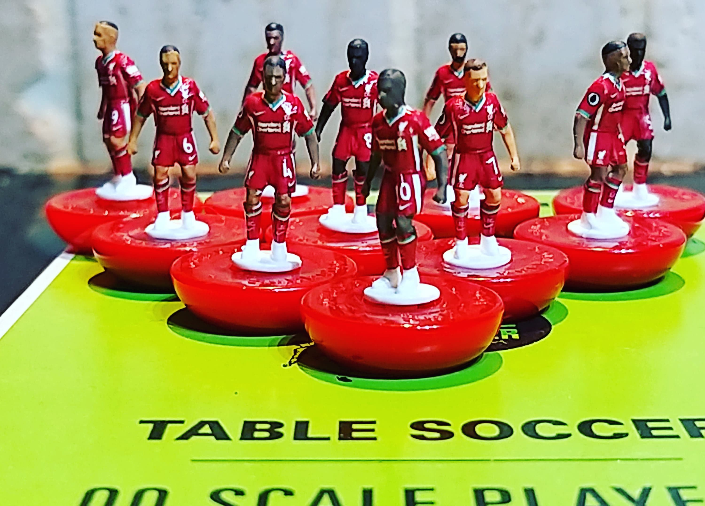 Liverpool Home 2020/21 Subbuteo Team - Etsy UK