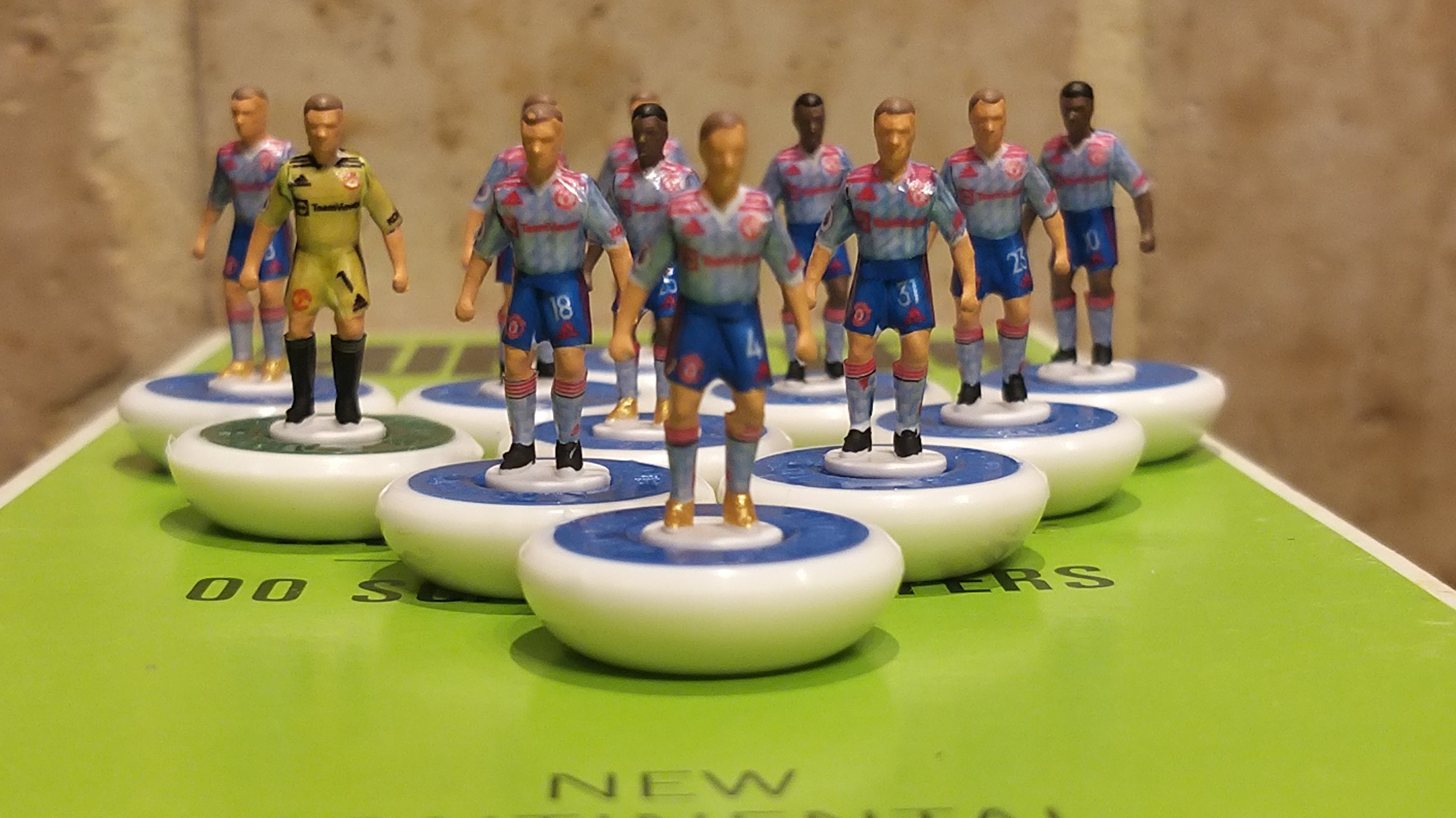 Manchester United Away 21/22 Subbuteo Team Handpainted and - Etsy
