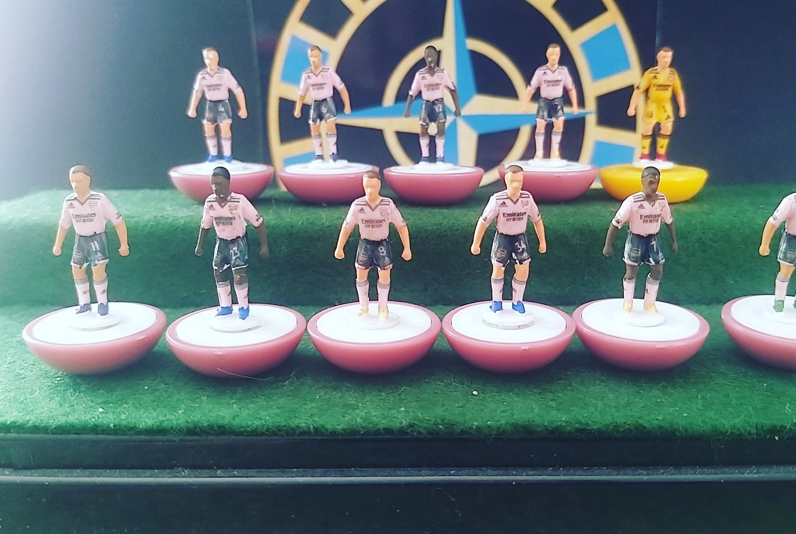 Arsenal 3rd 22/23 Subbuteo Team Handpainted and Decals - Etsy