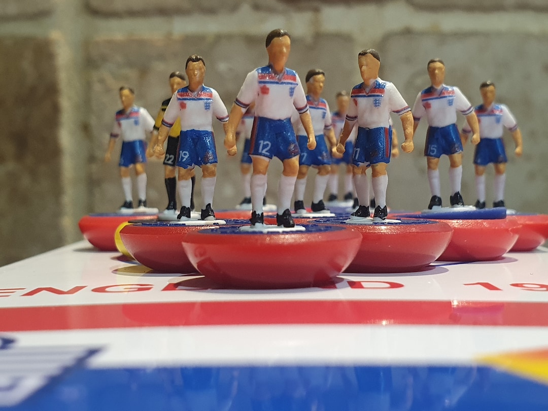 England Home 1982 Subbuteo Team Handpainted and Decals - Etsy