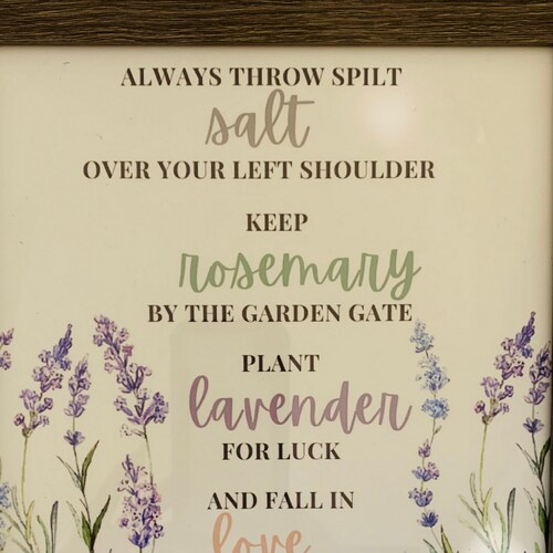 Practical Magic Quote Always Throw Spilt Salt Sign Plaque | Etsy