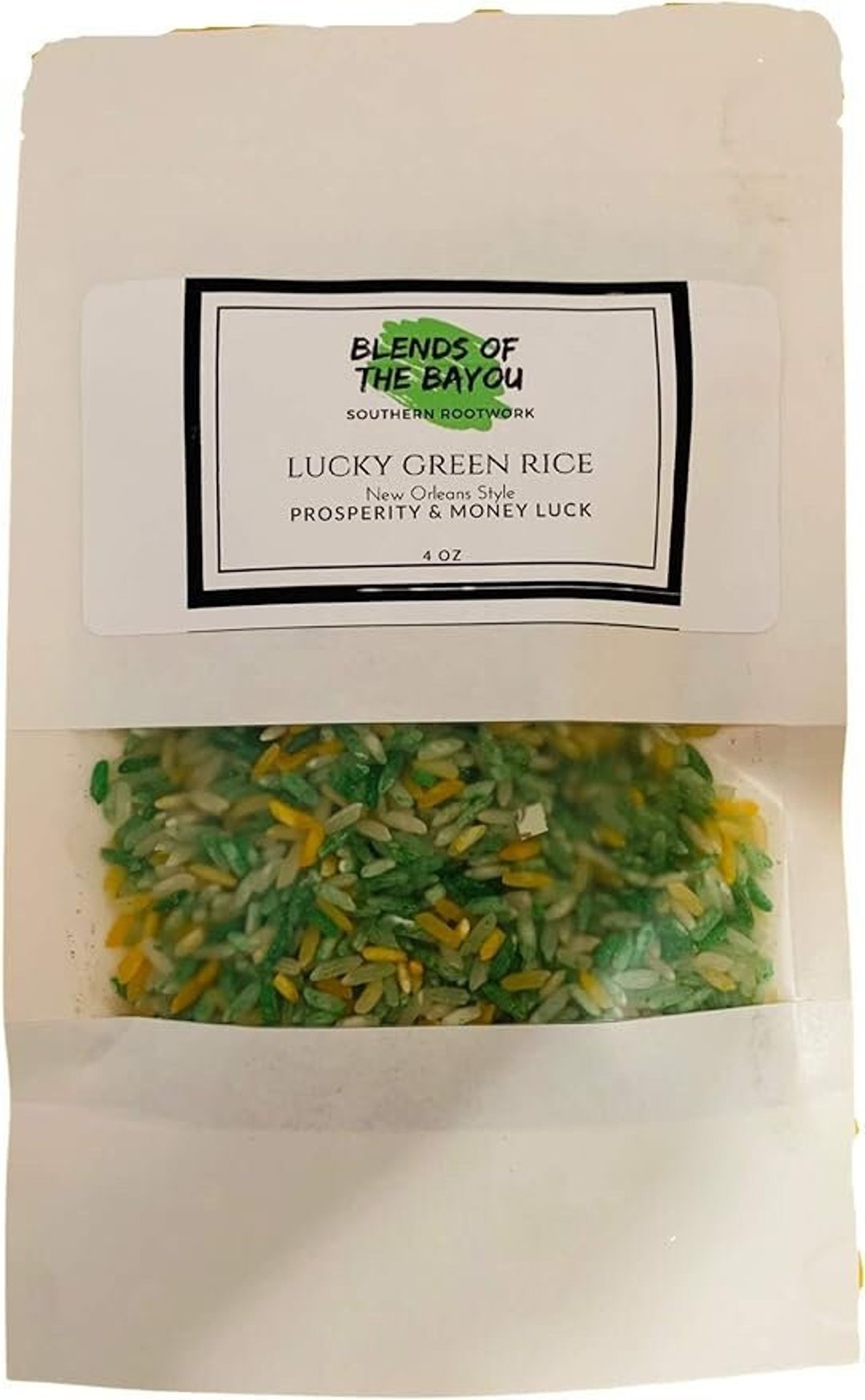Lucky Green Rice Lucky Rice for Hoodoo Voodoo Wiccan Pagan Santeria ...