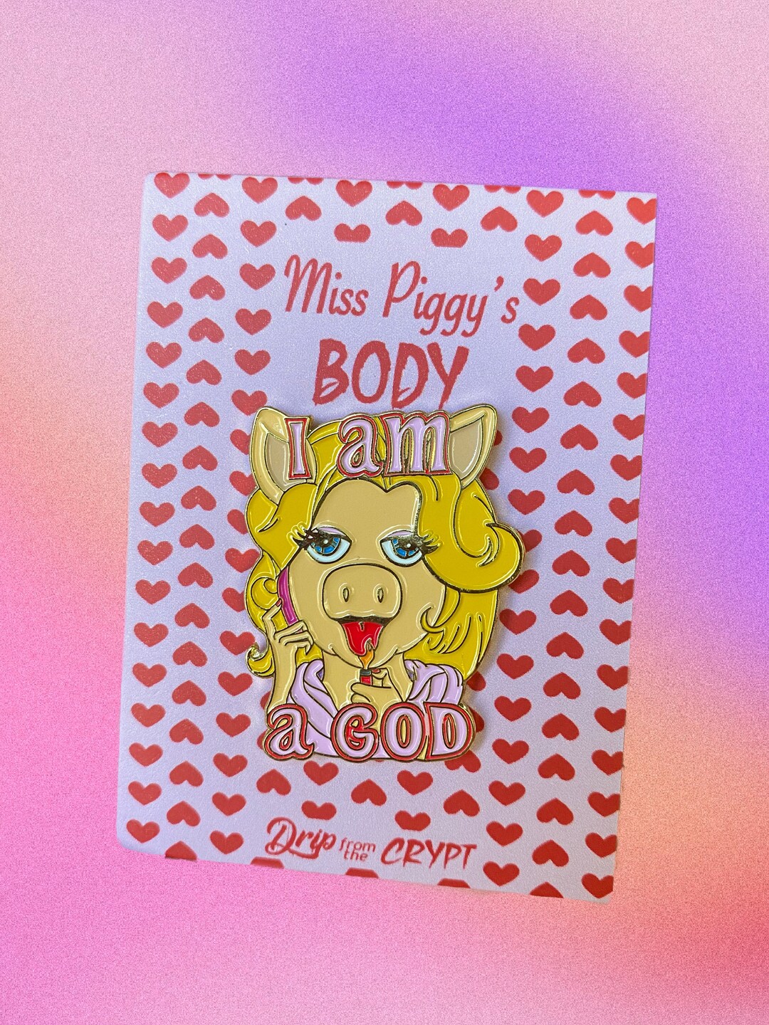 Piggy's Body Enamel Pin - Etsy