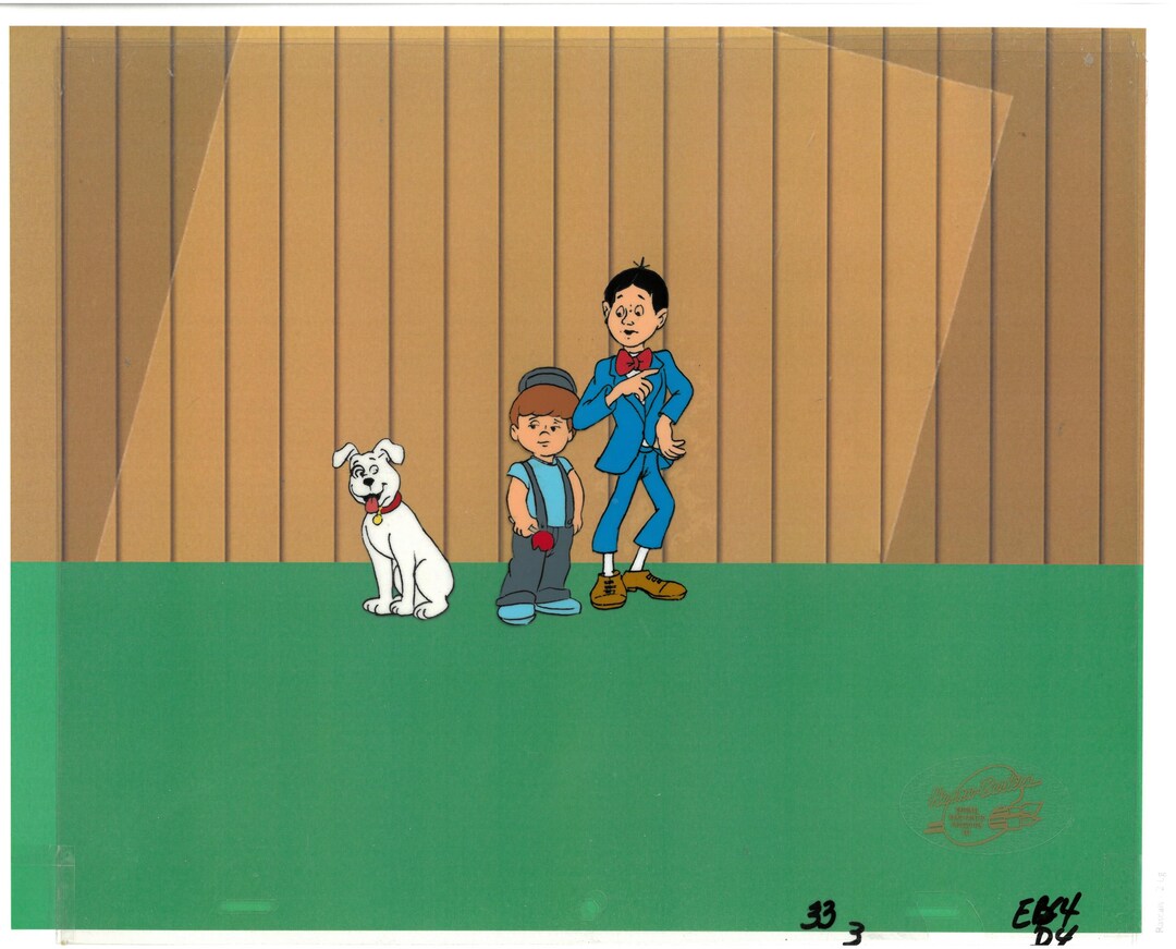 Little Rascals (alfalfa, Pete, Spanky) -1982 Multi-cel Production Set ...