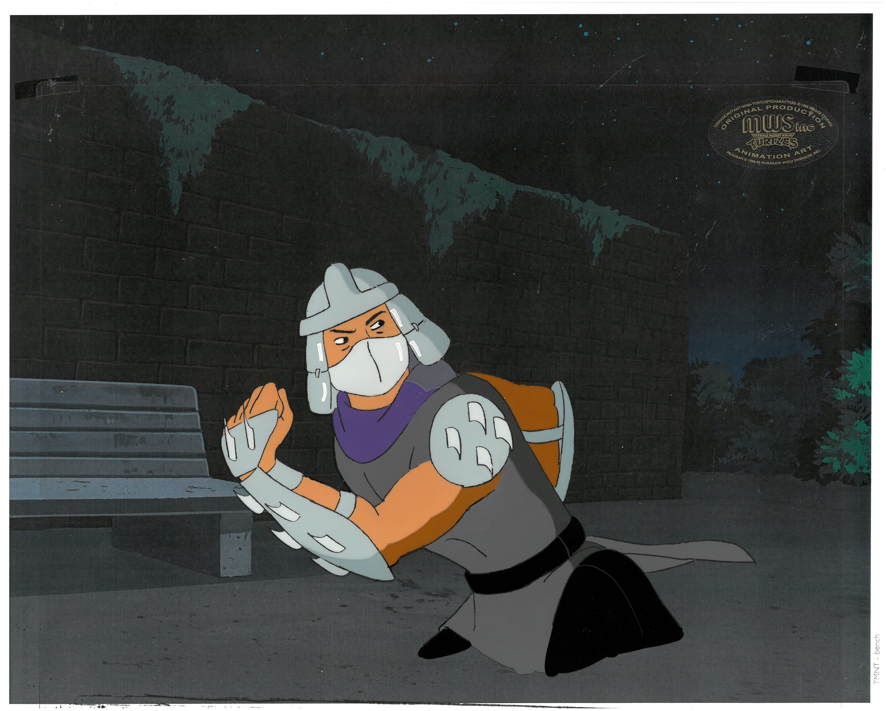 Shredder of TMNT Turtles Original Production Cel With - Etsy