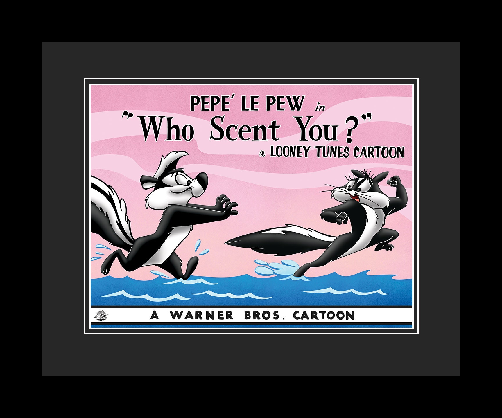 Who Scent You? Pepe Le Pew and Penelope - Fine Art Framed Limited ...